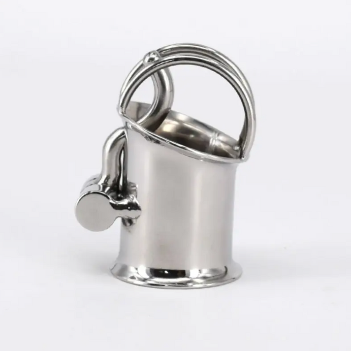Stainless Steel PA Chastity Cage Small Penis Sleeve Prince Albert Cock ...