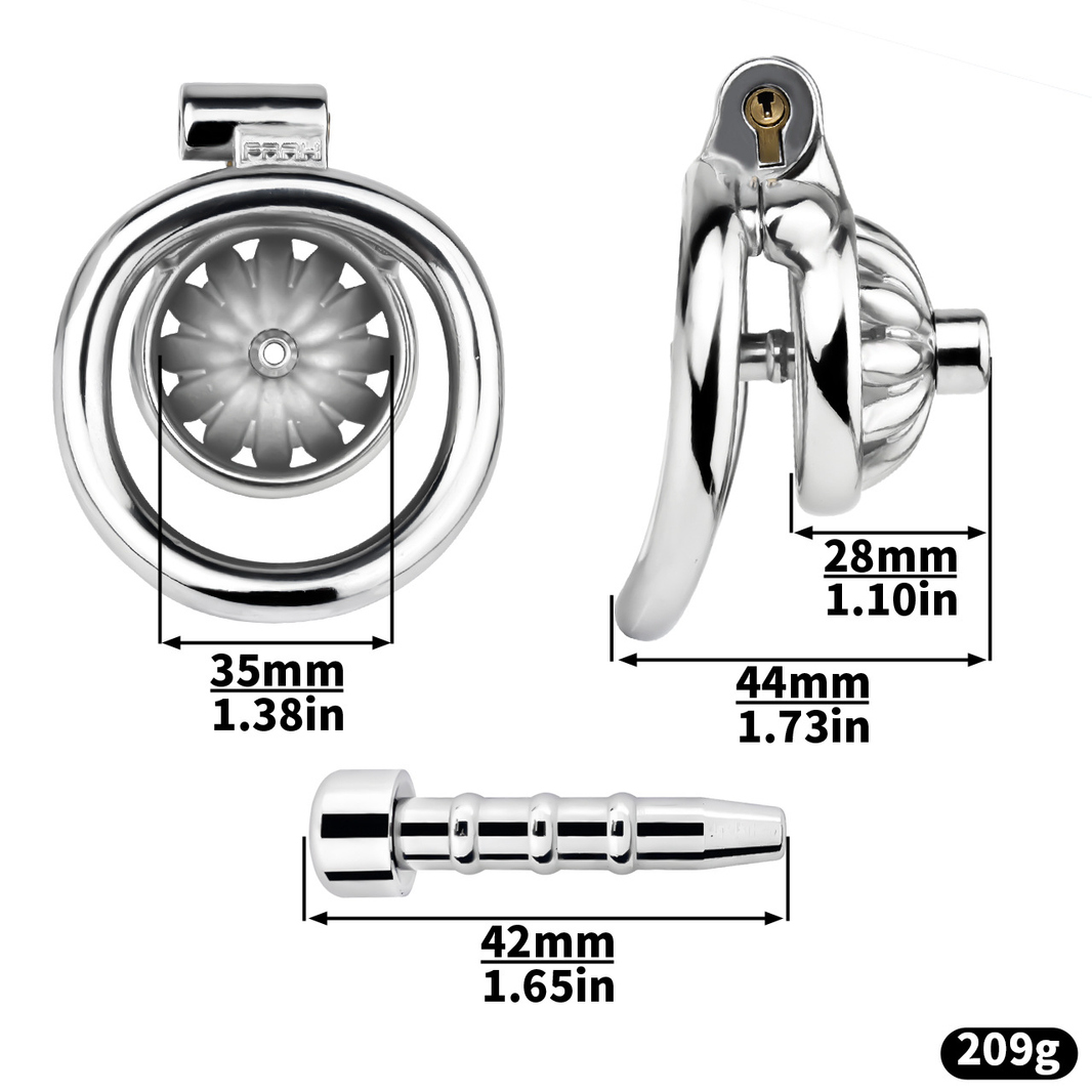 Shop All Flat Chastity Cages - SpikedChastity